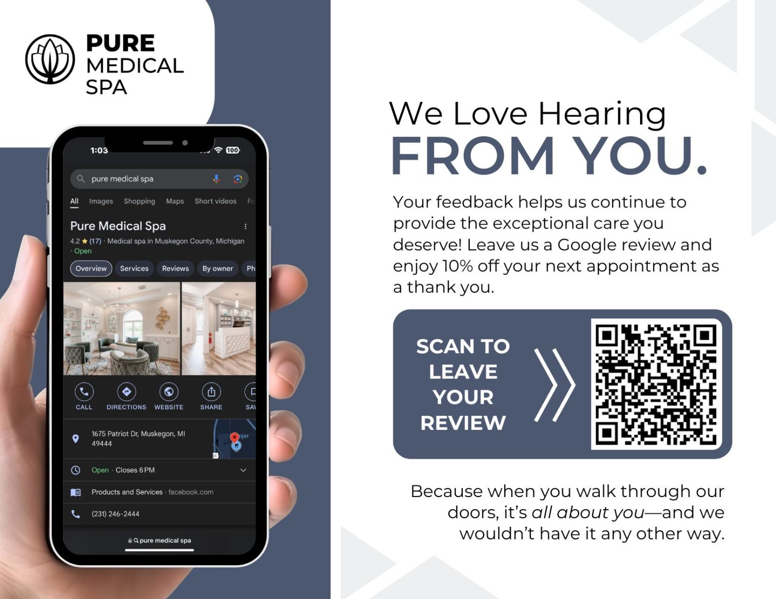 Spa Savings - Pure Medical Spa in Muskegon, Michigan | MSA